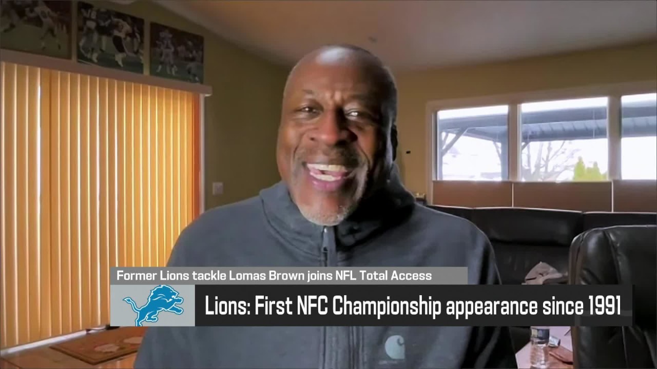 Ex-Detroit Lions OT Lomas Brown joins 'NFL Total Access' ahead of DET ...