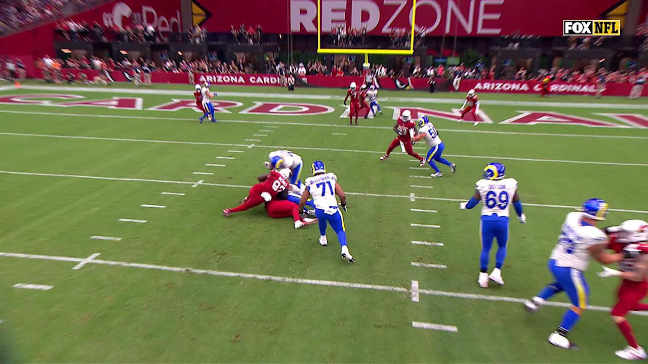 Arizona Cardinals linebacker Zaven Collins' red-zone sack of Los ...