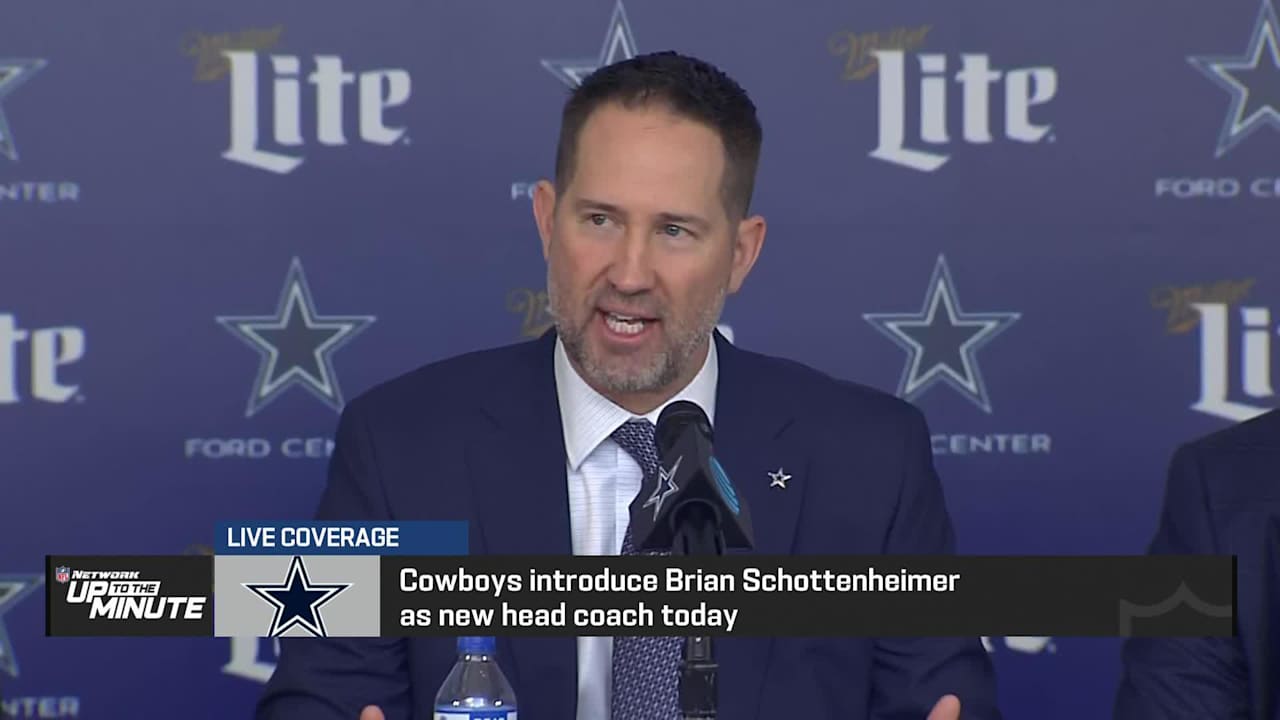 Brian Schottenheimer's introductory press conference as the Dallas ...
