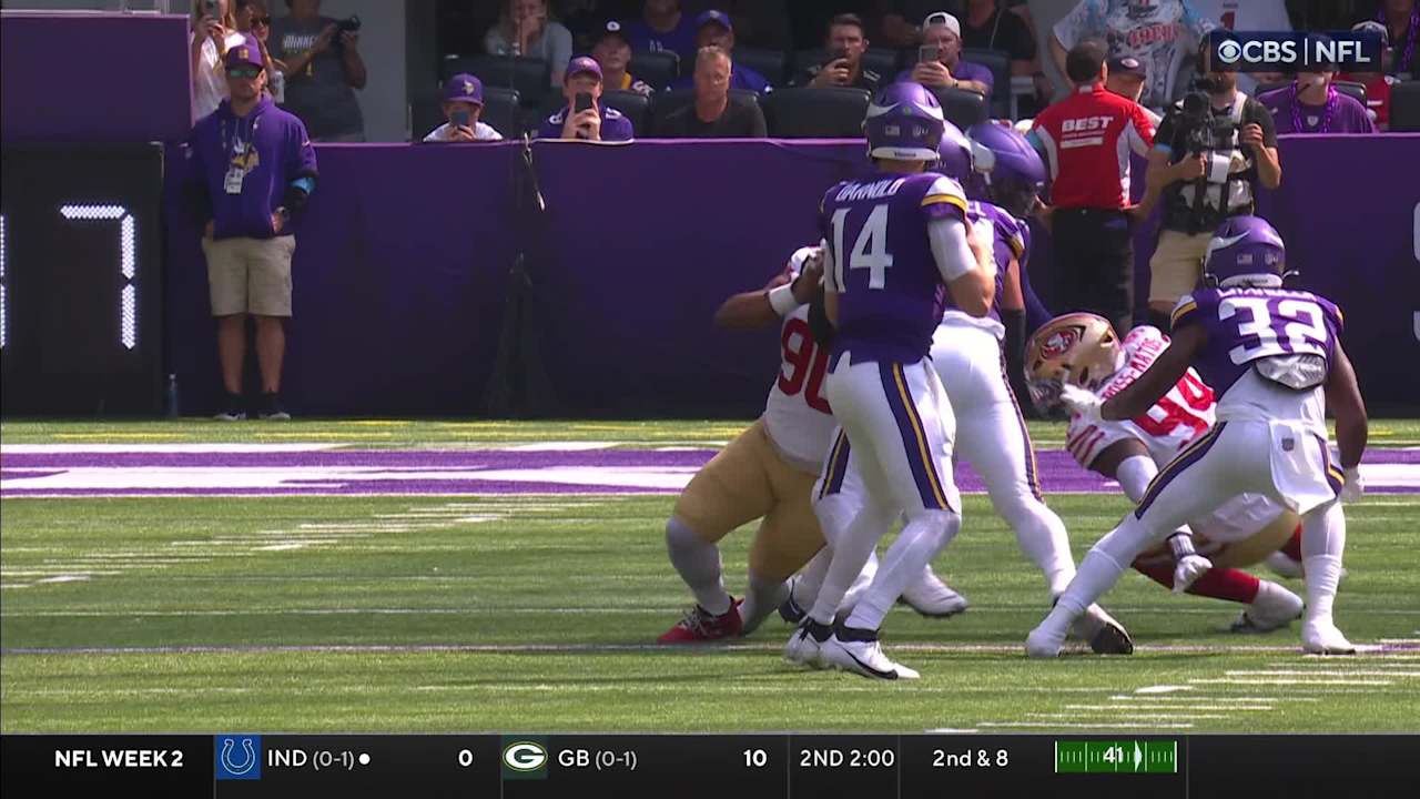 Can't-Miss Play: San Francisco 49ers linebacker Fred Warner's leaping interception turns into ...