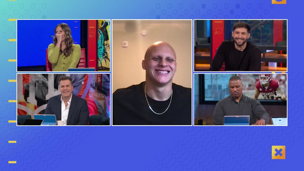 EDGE Landon Jackson on his 2025 NFL Scouting Combine performance | 'GMFB'