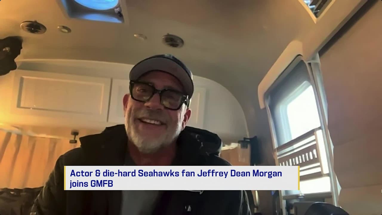 Actor and die-hard Seattle Seahawks fan Jeffrey Dean Morgan joins 'GMFB'