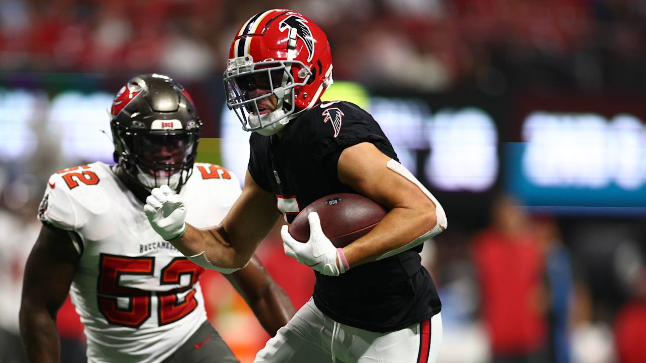 Falcons tie NFL record with five players earning over 65 yards ...