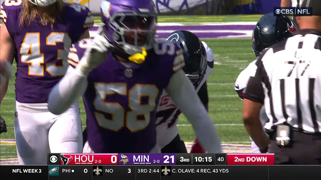 Ex-Houston Texans and current Minnesota Vikings linebacker Jonathan ...