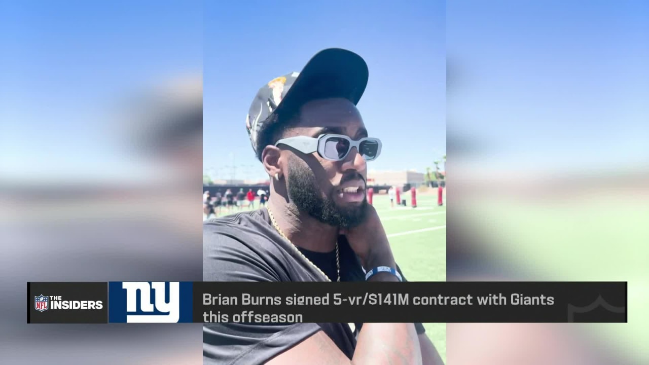 NFL Network's Brian Baldinger goes 1-on-1 with New York Giants Brian Burns