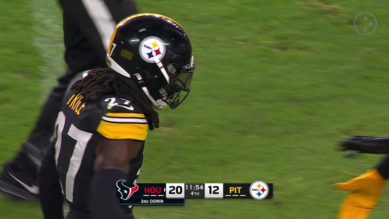 Pittsburgh Steelers CB Cory Trice Jr. shows his instincts on TFL vs. Texans