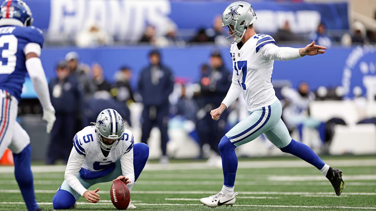 Cowboys kicker Brandon Aubrey in a 'waiting pattern' on new contract