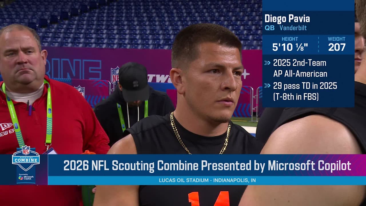 Quarterback Diego Pavia's 2026 NFL Scouting Combine Workout