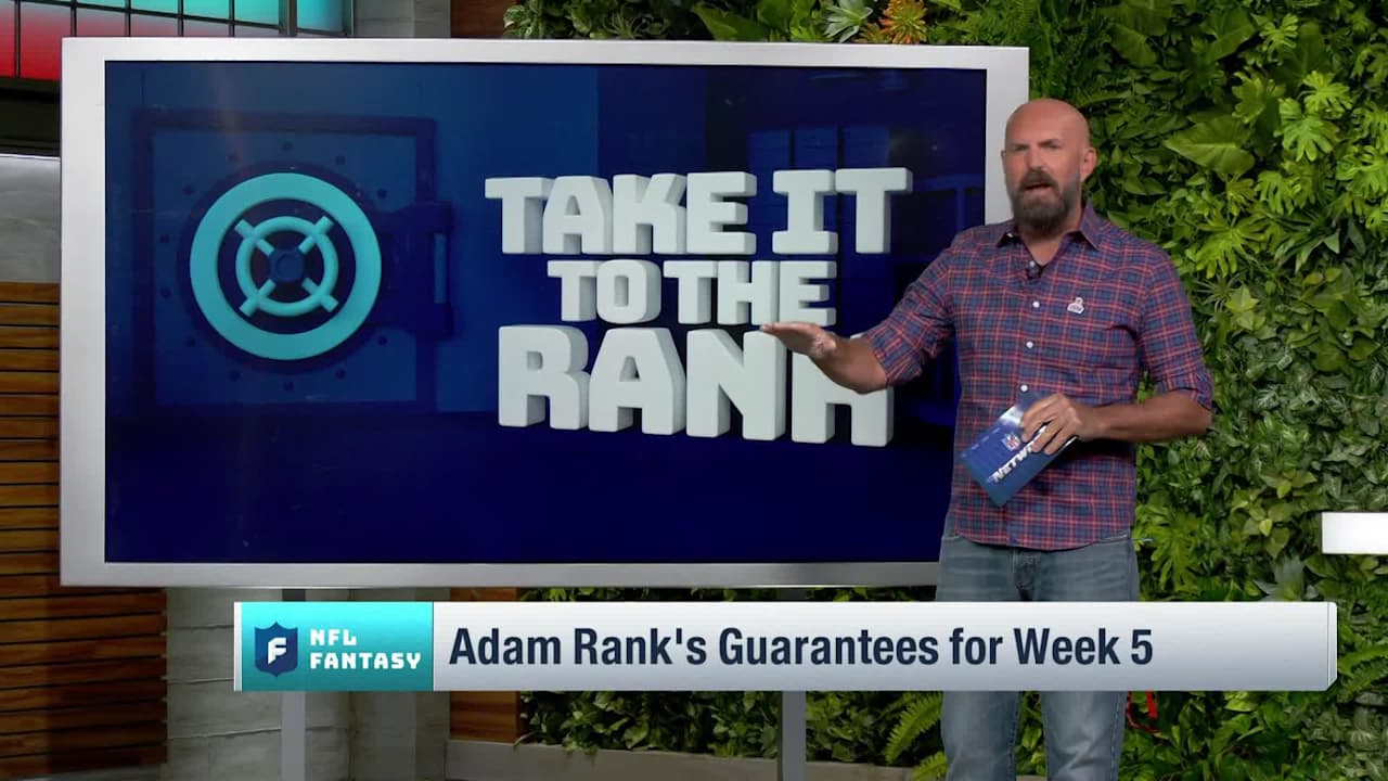 NFL Fantasy Analyst Adam Rank's Guarantees for Week 5 | 'NFL Fantasy Live'
