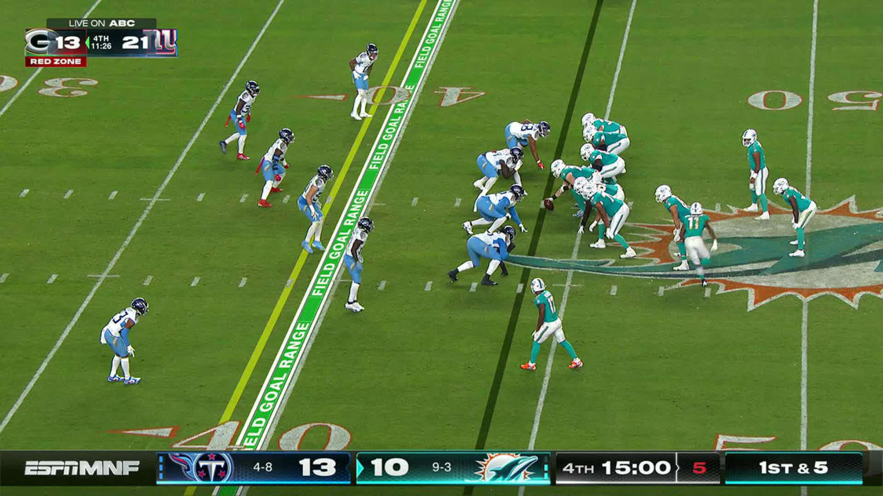 Miami Dolphins fullback Alec Ingold's hurdle vs. Tennessee Titans ...