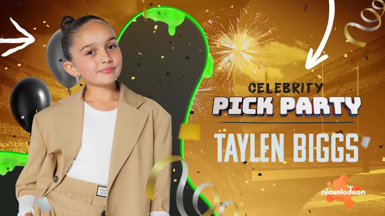 Celebrity Pick Party: Taylen Biggs | 'NFL Slimetime'