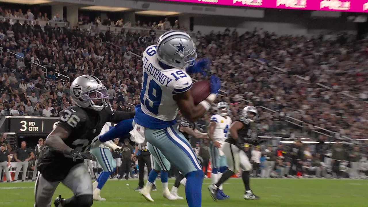 Dallas Cowboys quarterback Dak Prescott's fourth touchdown of the night ...