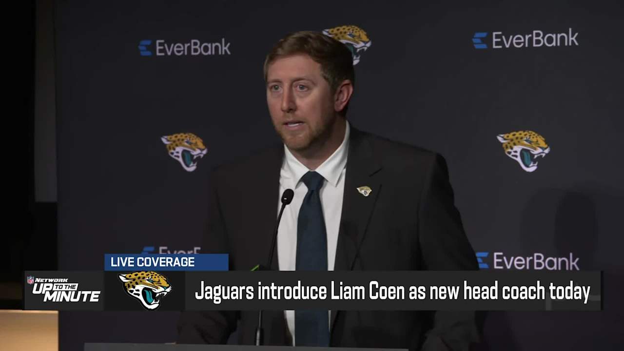 Liam Coen's introductory press conference as Jacksonville Jaguars' new ...