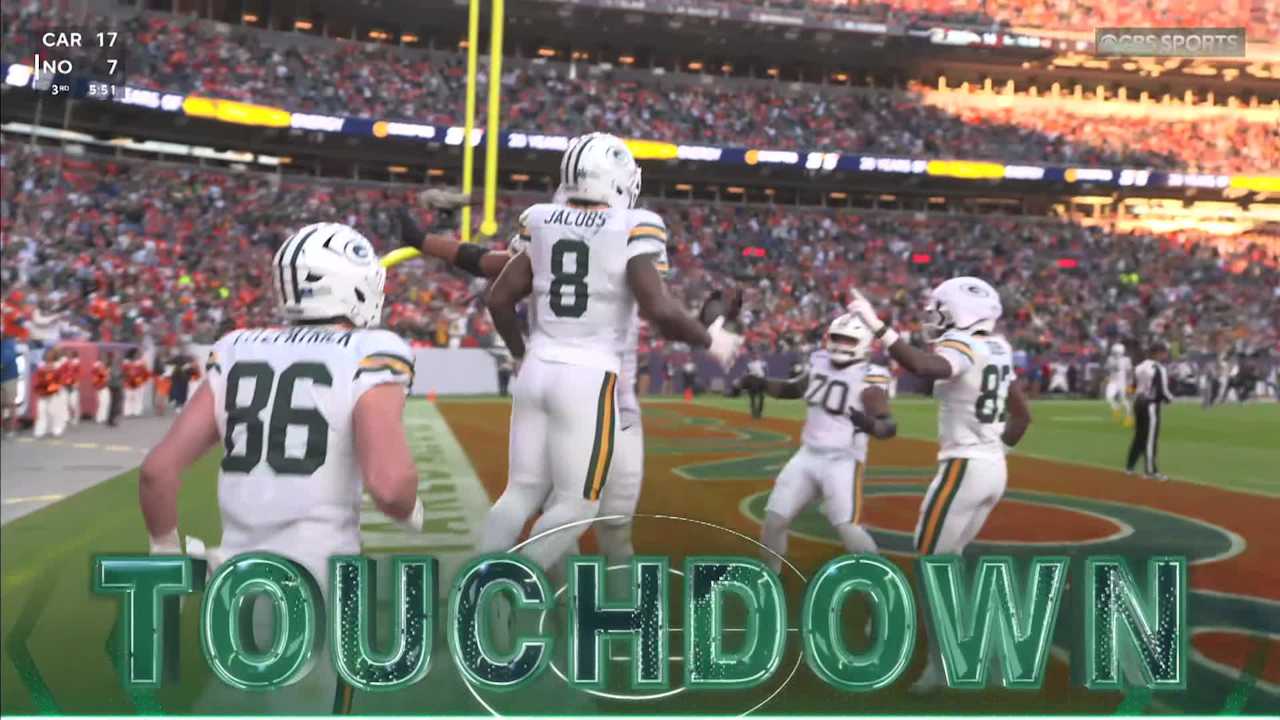 Can't-Miss Play: 40-yard touchdown! Green Bay Packers running back Josh ...