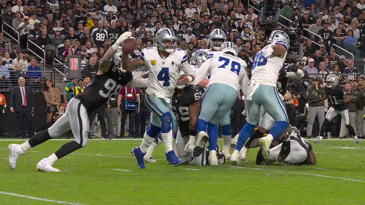 Can't-Miss Play: Las Vegas Raiders defensive end Maxx Crosby's strip ...