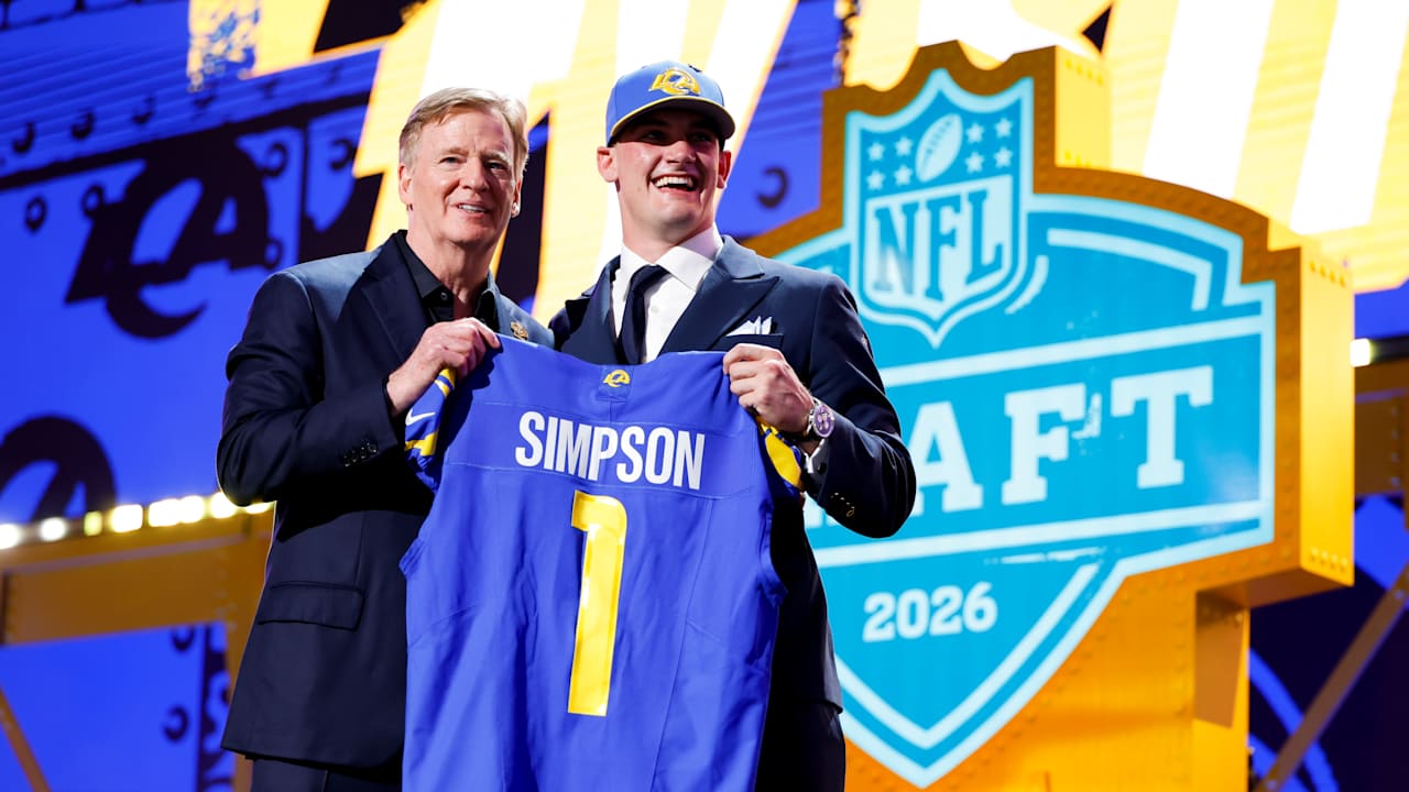 'GMFB' reacts to Los Angeles Rams picking quarterback Ty Simpson in ...