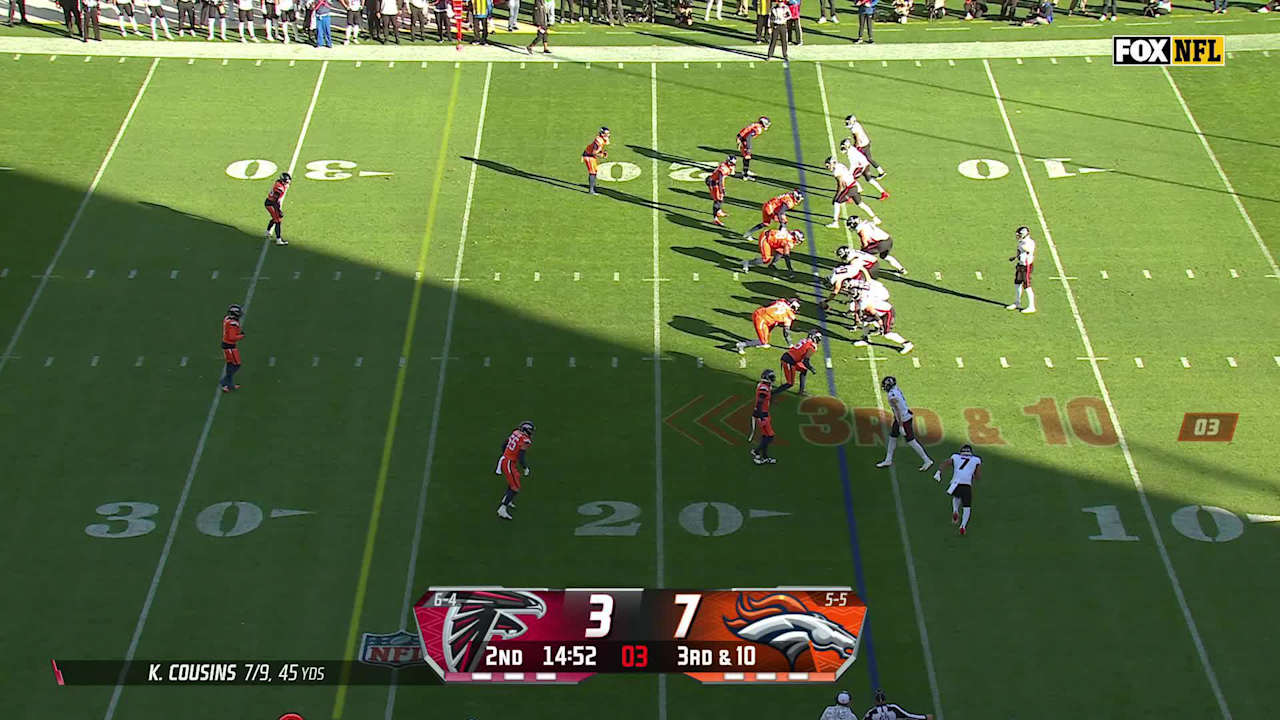 Atlanta Falcons' quarterback Kirk Cousins' rainbow pass lands in ...