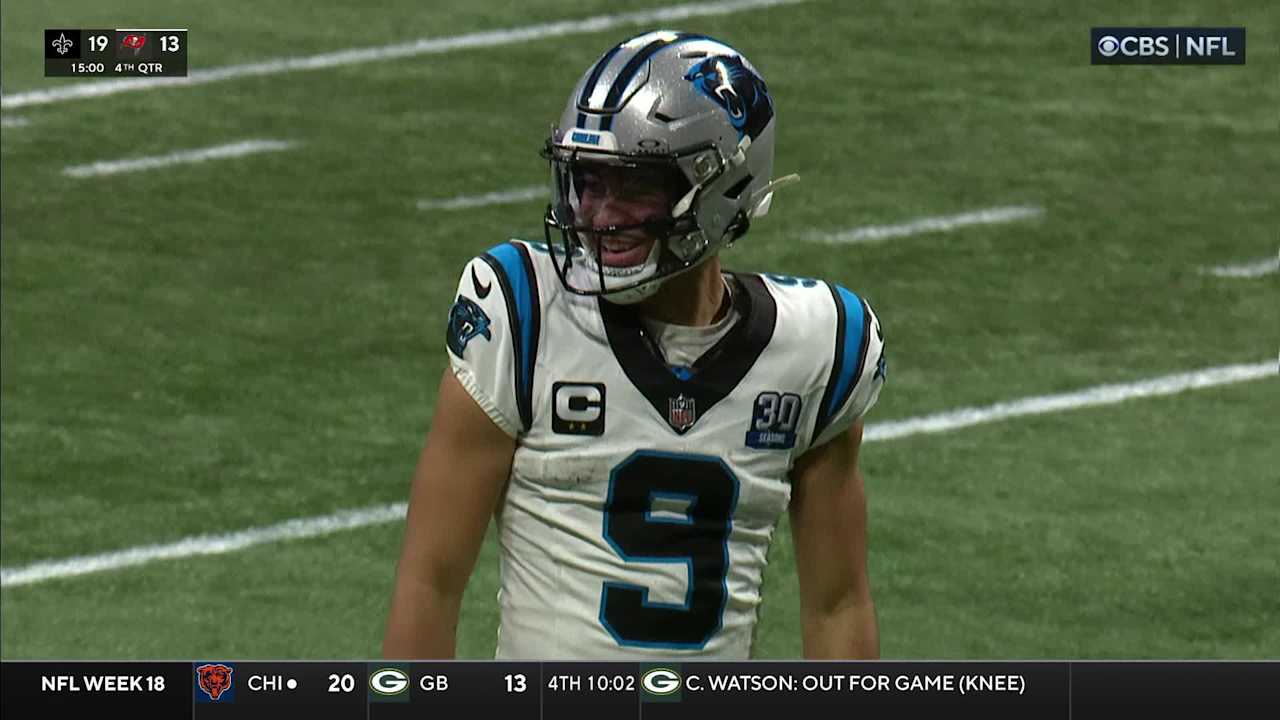 Carolina Panthers quarterback Bryce Young's third touchdown pass of day ...