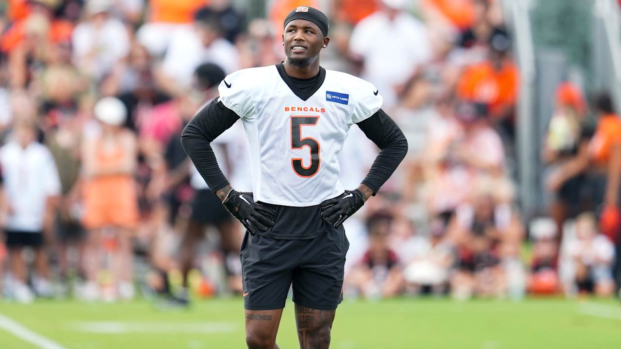 Bengals WR Tee Higgins (hamstring) returns to practice ahead of Monday ...