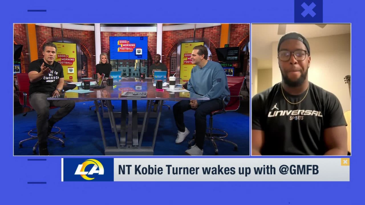 Los Angeles Rams nose tackle Kobie Turner on how he came up with his ...