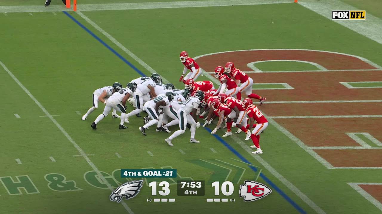 Eagles' 'Tush Push' TD by Philadelphia Eagles quarterback Jalen Hurts ...