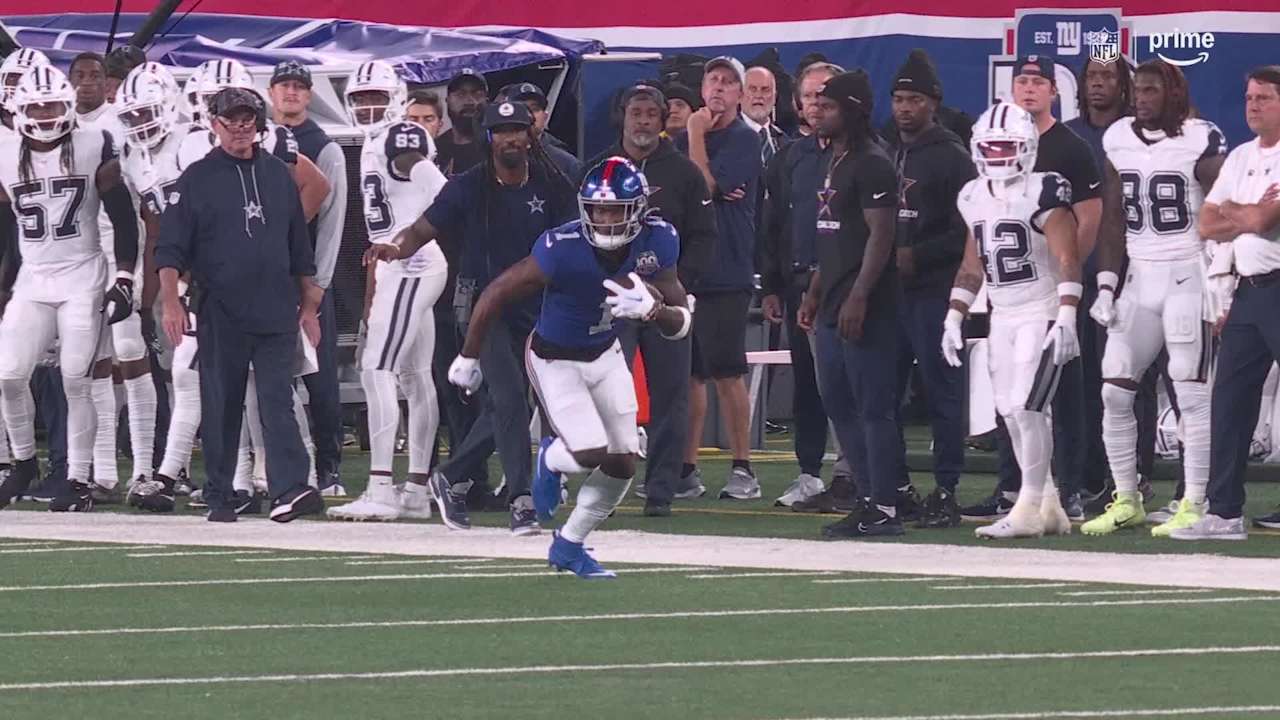 New York Giants wide receiver Malik Nabers' best grabs from 12-catch ...