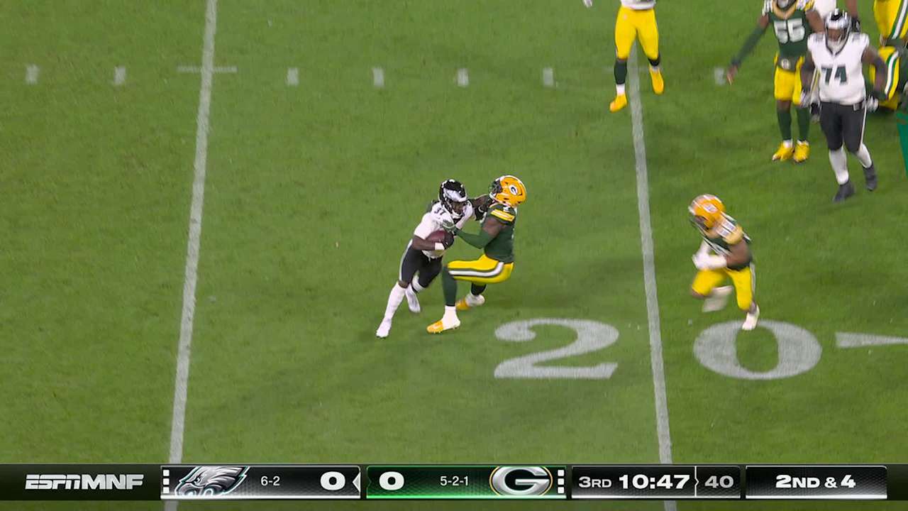 Green Bay Packers linebacker Quay Walker sends Philadelphia Eagles ...
