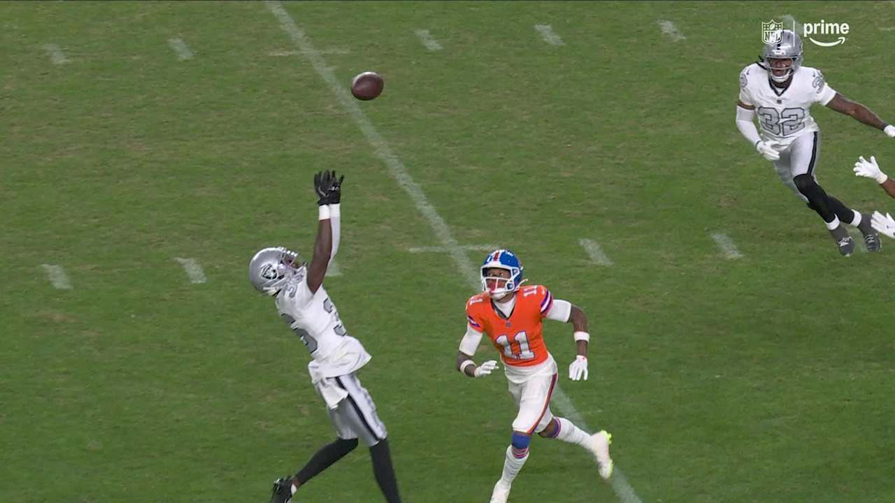 Las Vegas Raiders cornerback Kyu Blu Kelly snags his second ...