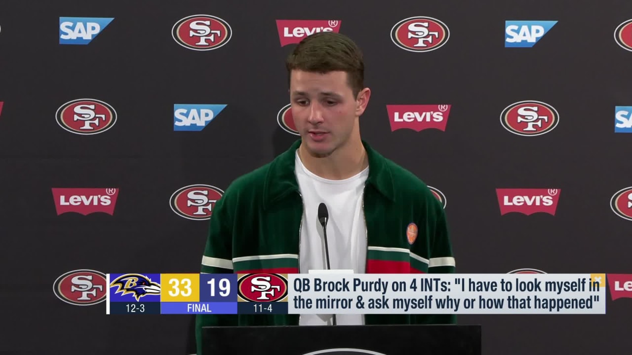 San Francisco 49ers quarterback Brock Purdy on his Week 16 performance ...