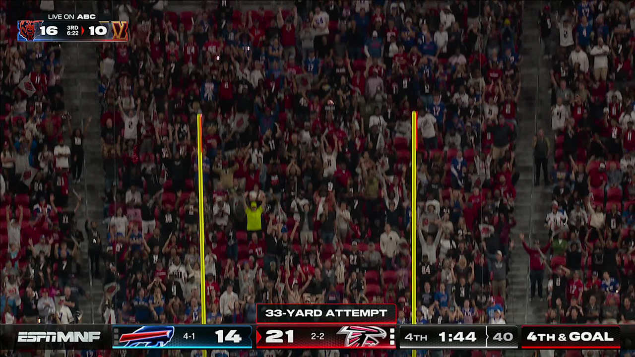 Atlanta Falcons kicker John Parker Romo drills 37-yard field goal to ...