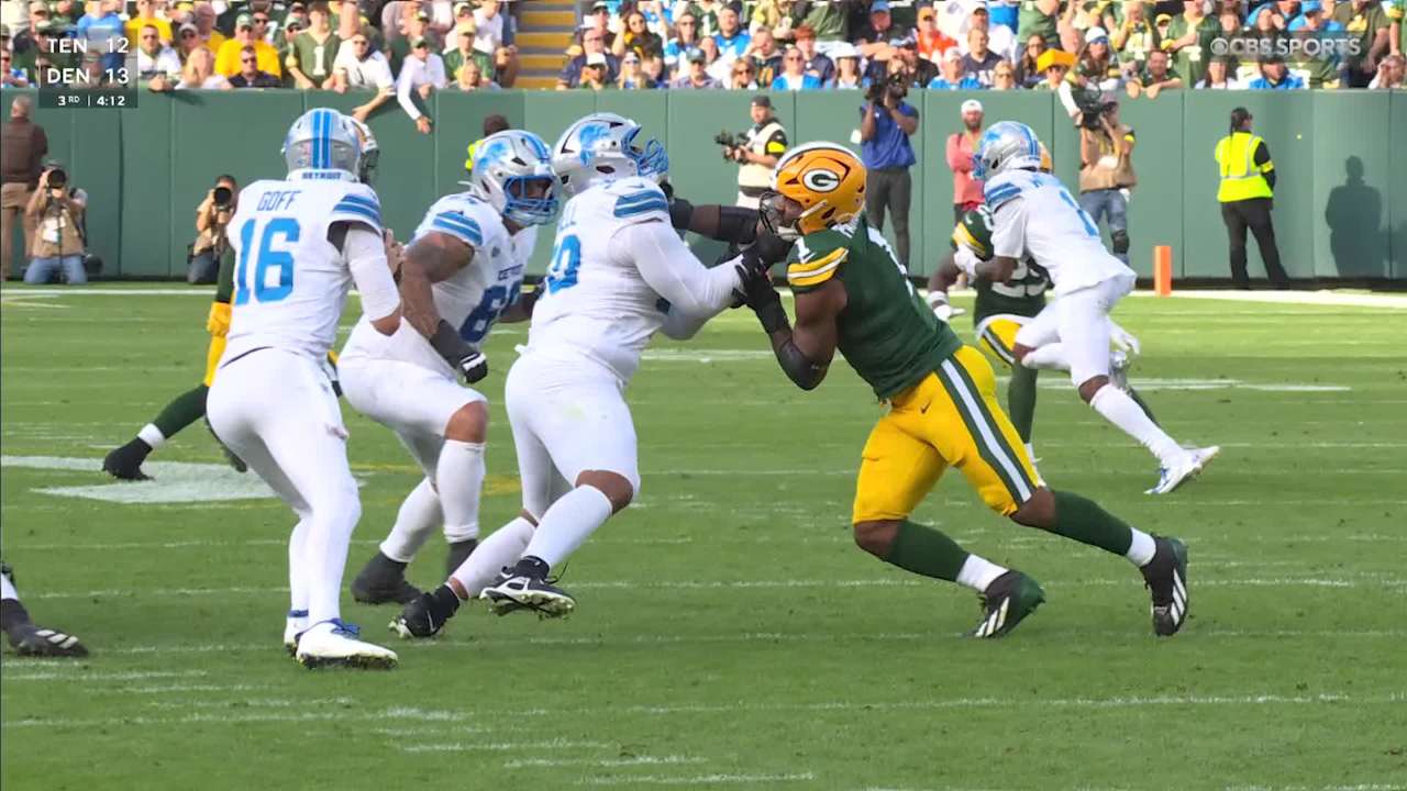 Green Bay Packers swarm pocket as Gary, Van Ness sacks Detroit Lions ...