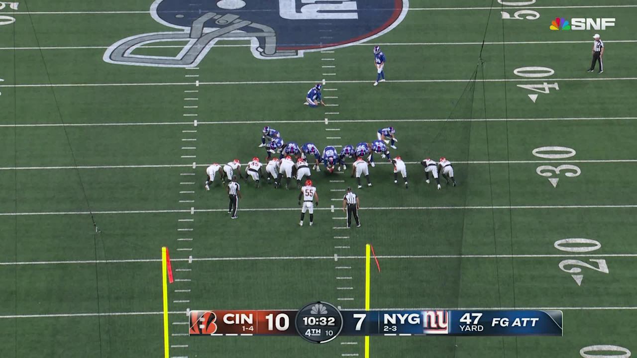 New York Giants kicker Greg Joseph misses potential game-tying field ...