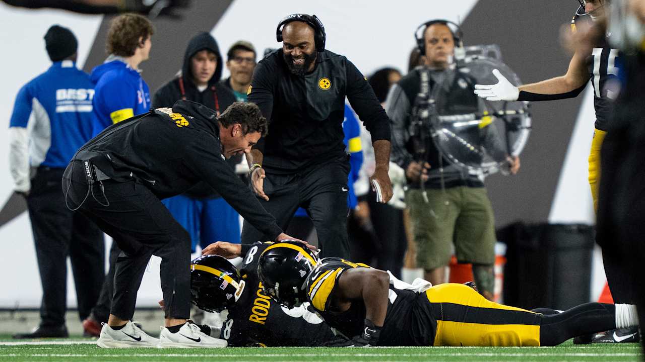 Steelers QB Aaron Rodgers says he loves Broderick Jones' energy after ...