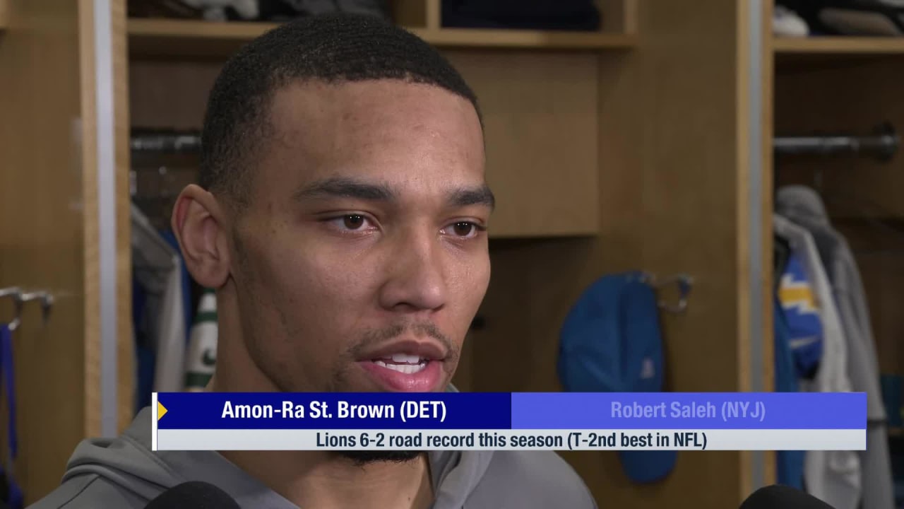 Detroit Lions wide receiver Amon-Ra St. Brown on facing Cowboys in Week 17