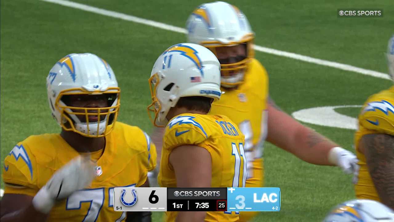 Los Angeles Chargers kicker Cameron Dicker puts Chargers on scoreboard ...