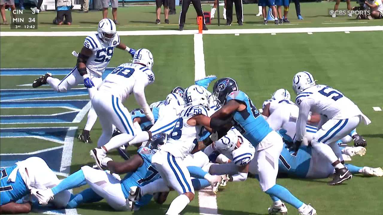 Tennessee Titans running back Tony Pollard's touchdown plunge marks ...