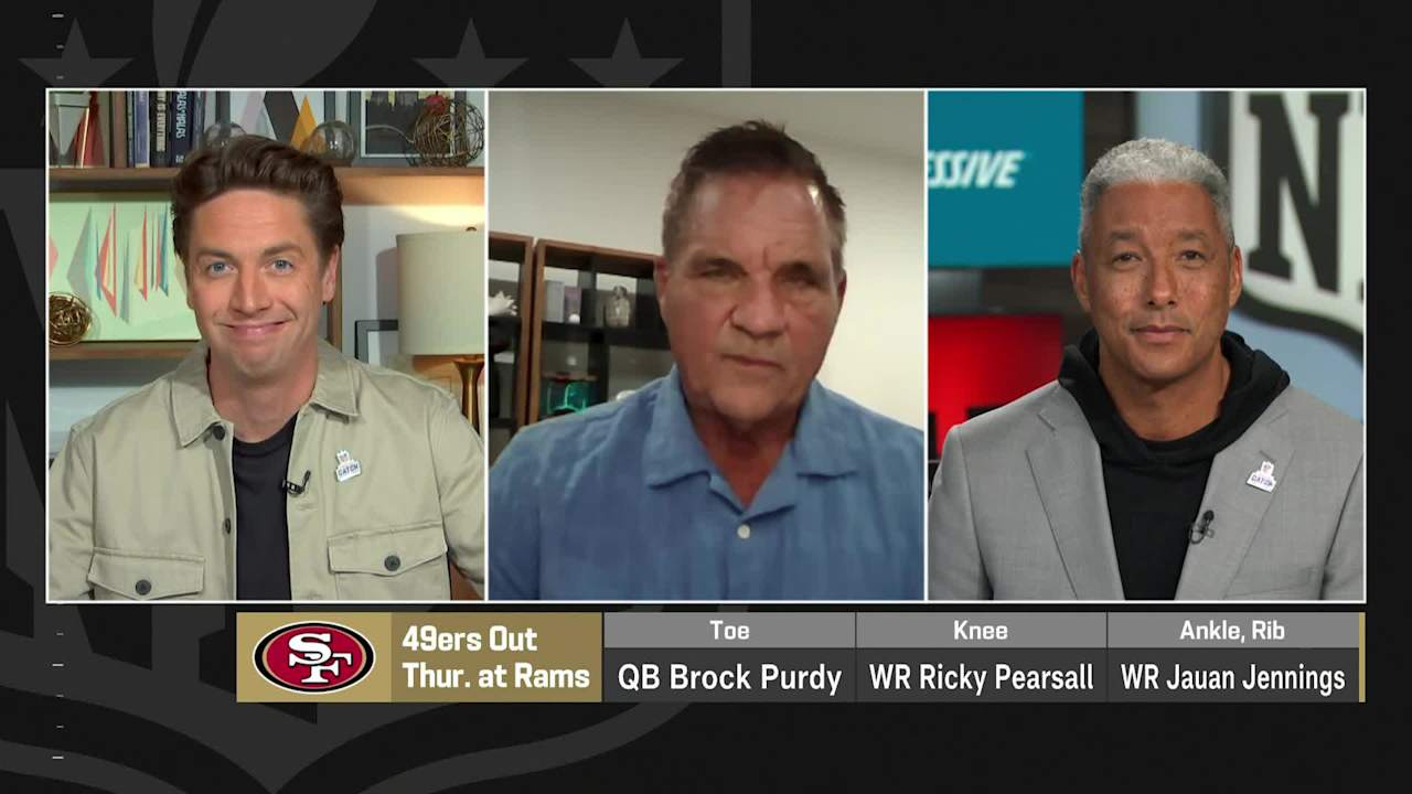 NFL Network analyst Brian Baldinger and Chief National Reporter Steve ...