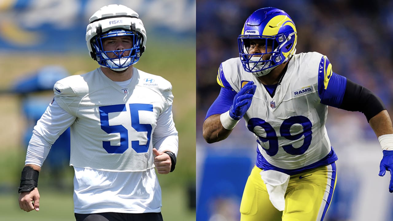 Rams DL Braden Fiske knows he can't simply fill Aaron Donald's shoes ...