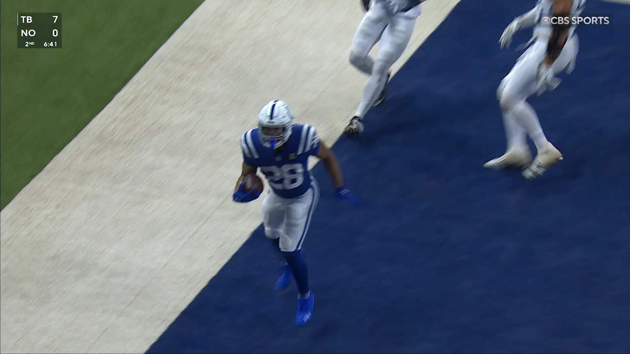 Indianapolis Colts running back Jonathan Taylor's 12th TD of 2025 ...