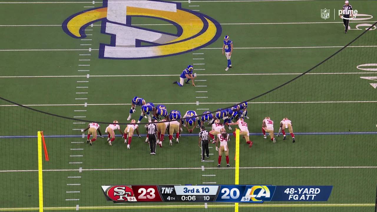 Los Angeles Rams kicker Joshua Karty's 48-yard field goal sends San ...