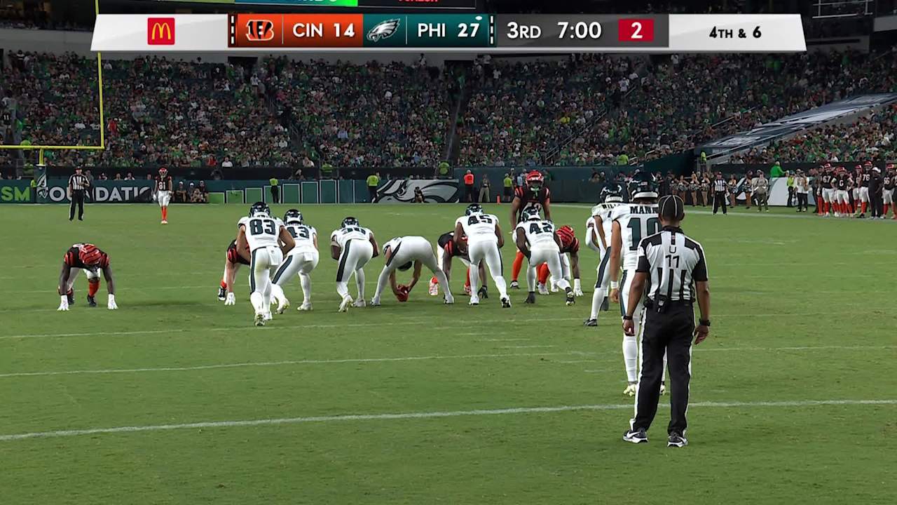 Cincinnati Bengals wide receiver Jermaine Burton caps off 32-yard punt ...