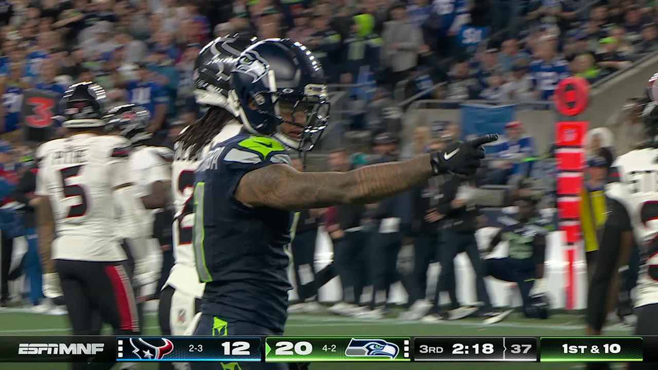 Seattle Seahawks wide receiver Jaxon Smith-Njigba's eighth reception of ...
