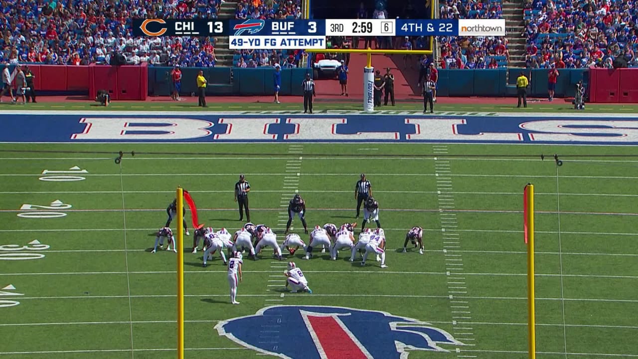 Buffalo Bills kicker Tyler Bass' second field goal splits the uprights ...