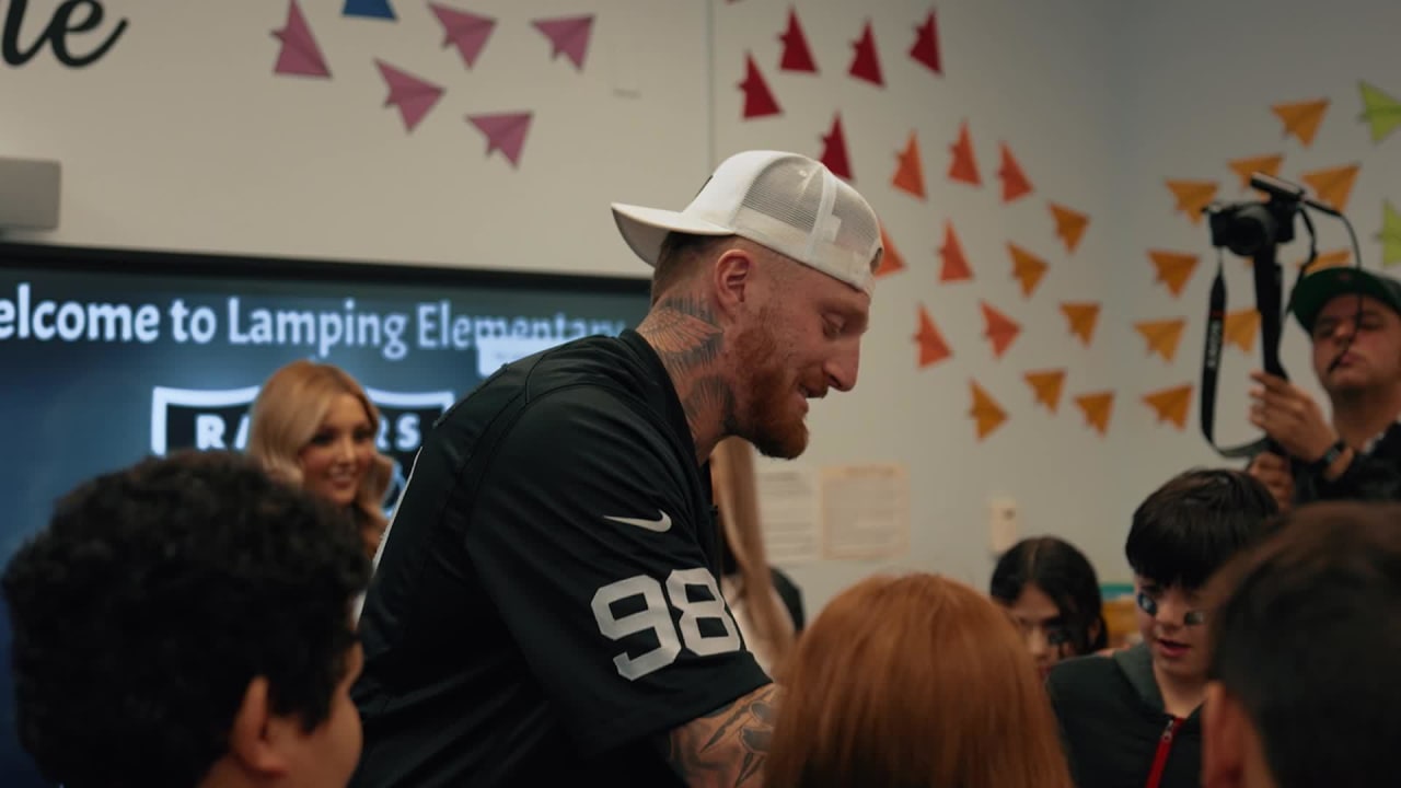 2023 Walter Payton Man of the Year Nominee: Las Vegas Raiders ...