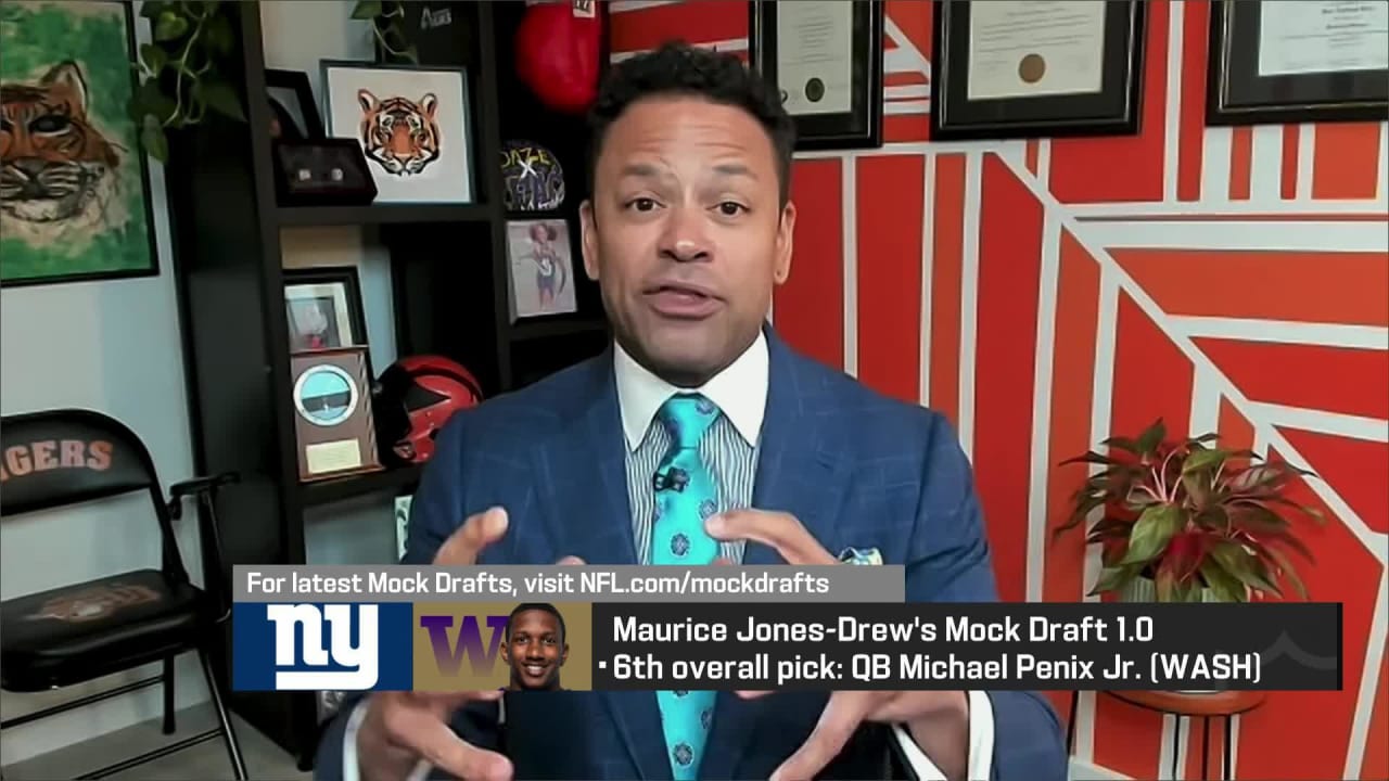 NFL Network's Marc Ross: New York Giants aren't picking Washington Huskies quarterback Michael ...