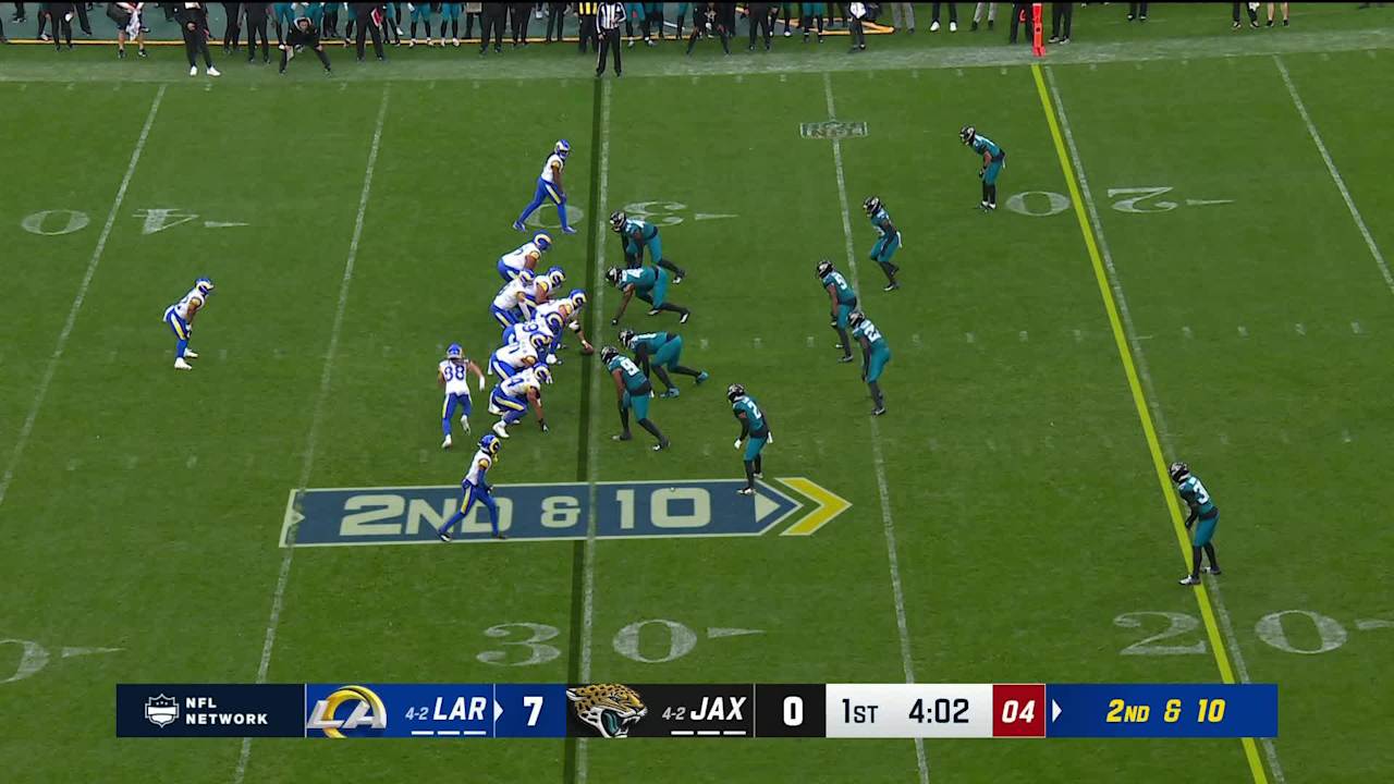 Los Angeles Rams wide receiver Davante Adams' first catch in London ...