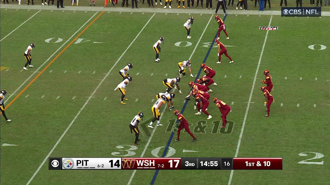 Can't-Miss Play: 54-yard gain! Washington Commanders quarterback Jayden ...