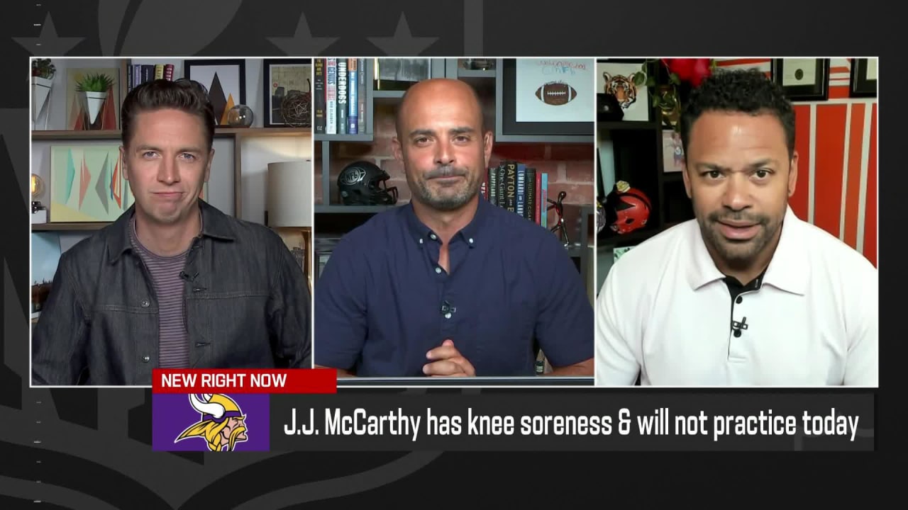 NFL Insider Mike Garafolo: Minnesota Vikings rookie quarterback J.J. McCarthy (knee soreness) to ...