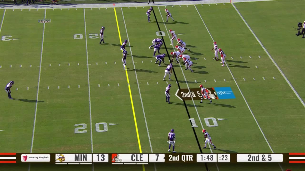 Cleveland Browns running back D'Onta Foreman provides one of best jukes ...