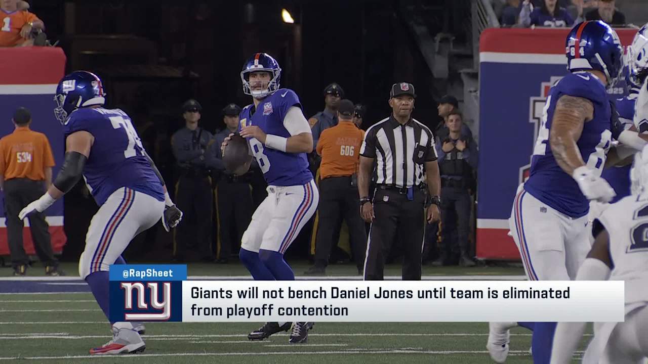 NFL Network Insider Ian Rapoport: New York Giants will not bench ...
